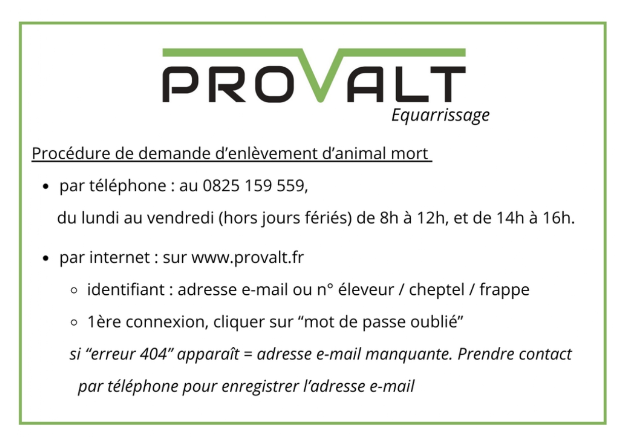 GDS de Bourgogne - Franche-Comté - Equarrissage : changements en 2025